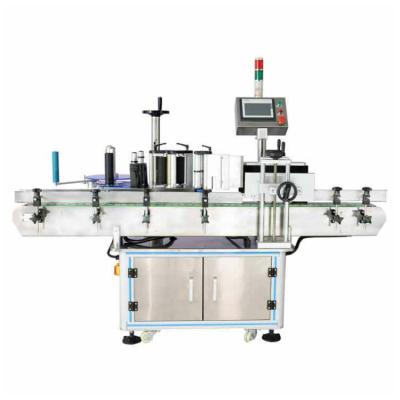 China Tin Can Automatic Labeling Machine for Round Bottles 10-180mm Diameter with 200pcs/min Speed and ±1mm Accuracy for sale
