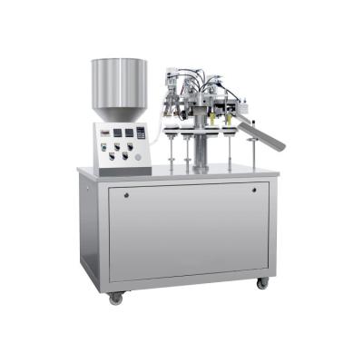 China Ultrasonic Semi-Automatic Tube Filling Sealing Machine 5-180ml Capacity 10-50 Tubes/Min for sale