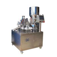 China Semi Automatic Tube Filling Sealing Machine 8-250ml for High Viscosity Liquid Aluminum Tube for sale