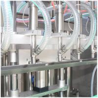 China Automatic Linear Tracking Liquid Filling and Capping Machine 12 Heads 220V for sale