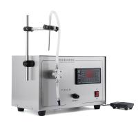 China Semi-Automatic Essential Oil Liquid Filling Machine 220V 80W with ±2% Accuracy for 5-5000ml Containers for sale