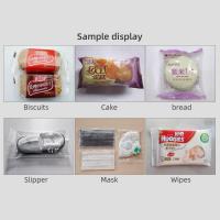 China Fast Speed Pillow Automatic Packaging Machine 350W 220V for Mask Wet Paper Towel for sale