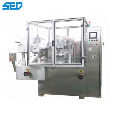 China Automatic Tube Filling and Sealing Machine for Pharmaceutical and Cosmetic Industries - 30-60 Pcs/Min, 5-500ml Capacity for sale