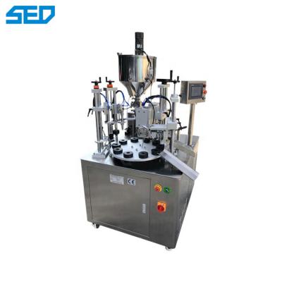 China Semi Automatic Plastic Hose Filling Sealing Machine 2000W Ultrasonic 20-35 Tubes/Min PLC Control for sale