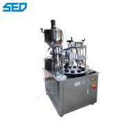 China Semi Automatic Plastic Hose Filling Sealing Machine 2000W Ultrasonic 20-35 Tubes/Min PLC Control for sale