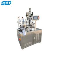 China Semi Automatic Plastic Hose Filling Sealing Machine 2000W Ultrasonic 20-35 Tubes/Min PLC Control for sale