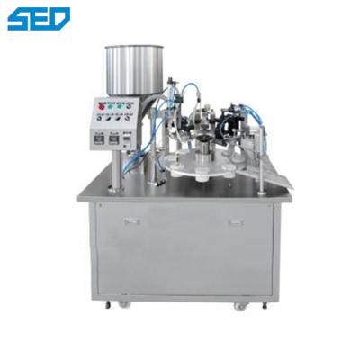 China 220V 50Hz Semi-Automatic Tube Filling Machine for Pharmaceuticals | 5-180ml Capacity, 10-50 Tubes/Min for sale