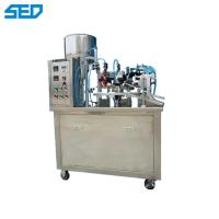 China Automatic Hose Plastic Bottle Filling Machine 220V 50ml 200ml for Cosmetic Pharmaceutical for sale