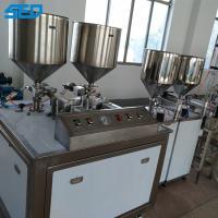 China Automatic Hose Plastic Bottle Filling Machine 220V 50ml 200ml for Cosmetic Pharmaceutical for sale