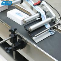China Adjustable Adhesive Sticker Flat Surface Labeling Machine 40-150 pcs/min ±1.0mm Accuracy for Cards and Packaging for sale