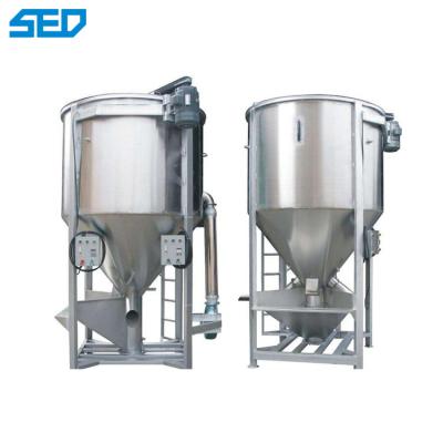 China High Speed Automatic Spray Drying Machine 500kg 1500kg Mix Volume Vertical Mixer for sale