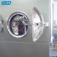 China High Efficiency Film Coating Machine for Tablets Pills Candy 10kg to 1000kg Batch Capacity for sale