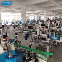 China Automatic Round Bottle Labeling Machine 700W 185kg for Food Glass PET Plastic Jars for sale