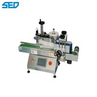 China Low Noise Table Top Round Bottle Labeling Machine 10-100 Times/Min 0.5mm Accuracy for sale