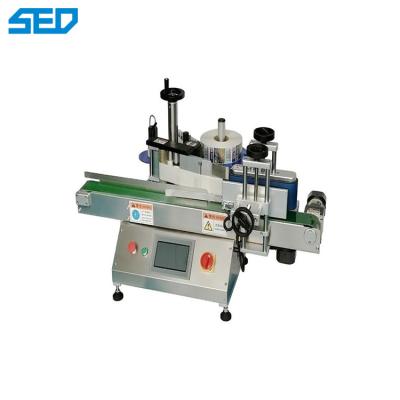 China Low Noise Table Top Round Bottle Labeling Machine 10-100 Times/Min 0.5mm Accuracy for sale