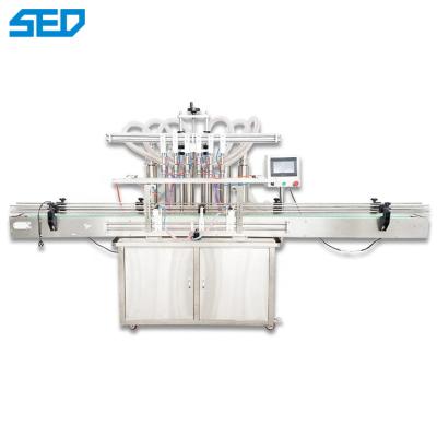 China SED-4GX Automatic Four-Head Liquid Filling Machine for 10-500ml Bottles at 40 BPM Speed for sale