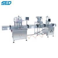 China Semi-Automatic Bottle Filling Capping Labeling Machine with 30-50 Bottles/Min Speed and ±1% Accuracy for sale