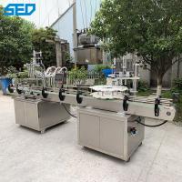 China Semi-Automatic Bottle Filling Capping Labeling Machine with 30-50 Bottles/Min Speed and ±1% Accuracy for sale