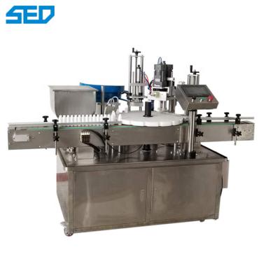 China Automatic Rotary Vial Filling Capping Machine 5-50ml 30-60 BPM for sale