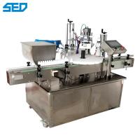 China Automatic Rotary Vial Filling Capping Machine 5-50ml 30-60 BPM for sale