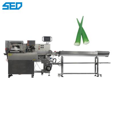 China Automatic Pillow Type Food Packaging Sealing Machine for Vegetables 10-60 pcs/min 3800mm Length for sale