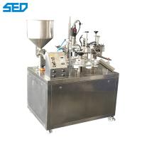 China Automatic Toothpaste Filling and Sealing Machine 2-150g Capacity 10-50 Tubes per Minute for sale