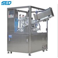 China SED-80RG-A Semi Automatic Tube Filling Sealing Machine 220V 50Hz 60 pcs/min for sale