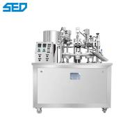China Automatic Rotating Plastic Hose Tube Filling And Sealing Machine for sale