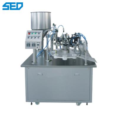 China SED-30RG-A Stainless Steel Automatic Glue Hose Sealing Machine 30-50pcs/min 3-120ml Filling Capacity for sale