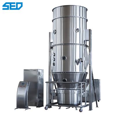 China GFG Model Fluid Bed Dryer - 370 Million Granule Capacity with 304/316L Stainless Steel Construction for sale