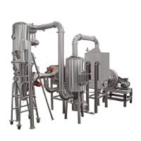 China Continuous Fluid Bed Dryer 12-2000L Capacity 380V Pharmaceutical Drying Equipment with 95% Solvent Recovery for sale