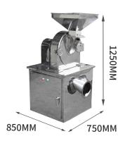China Rice Wheat Turmeric Pulverizing Grinding Machine SED-18FS-B | 10-30 kg/h Capacity | 5800 RPM Speed for sale
