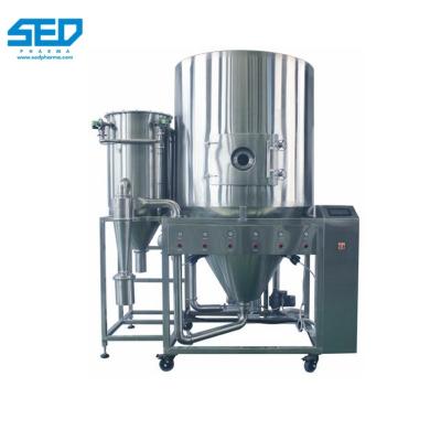 China 10Kg/H Water Evaporation Industrial Spray Dryer for Milk Powder with 95% Recovery Rate and 22,500 RPM Atomizer for sale