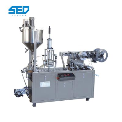 China 3.2kw Automatic Small Butter Jam Blister Packing Machine 140P 4800 Sheets per Hour for sale