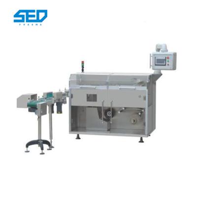 China Automatic Cellophane Wrapping Machine 10-35 Boxes Per Minute for Plastic Perfume Box Film Folding for sale