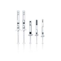 China 100ml Syringe Filling Machine Servo Motor Control Ceramic Pump 1500-2000 pcs/h for sale