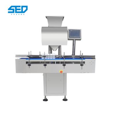 China 8 Channel Stainless Steel Capsule Counting Machine SED-8S | 20-30 BPM Capacity | 1360×1530×1700mm for sale