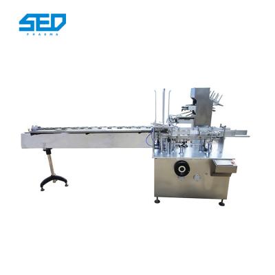 China Toothpaste Soap Horizontal Automatic Cartoning Machine 30-100 Boxes/min 220V for sale
