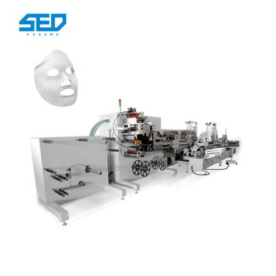 China SED-400MZ Automatic Facial Mask Packing Machine 380V 50-60 Bags Per Minute 2 Layers for sale