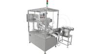 China Effervescent Tablet Tube Filling Machine PLC Controlled Automatic Filler 30-60 Tubes Per Minute for sale