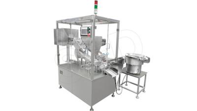 China Effervescent Tablet Tube Filling Machine PLC Controlled Automatic Filler 30-60 Tubes Per Minute for sale