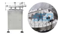China Stainless Steel Turntable Unscrambler 600mm Diameter for Bottle Filling Packaging for sale