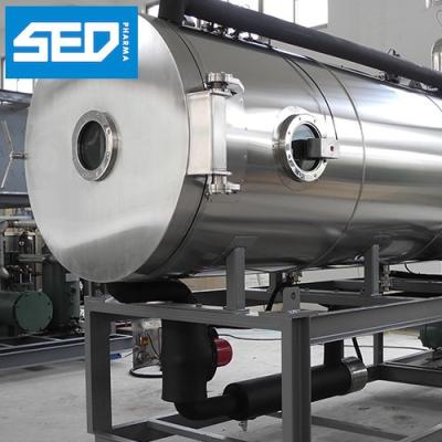 China SED-10DG Industrial Freeze Dryer 100kg Batch Capacity with -50°C to 80°C Temperature Range for Food Processing for sale