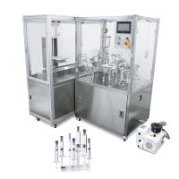 China Liquid Filling Machine Glass Gel Syringe Filling Plugging Machine for sale