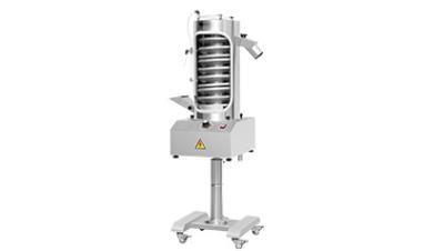 China Uphill Tablet Deduster Electromagnetic Vibrator Spiral Dedusting Machine 60-120 Tablets per Minute for sale