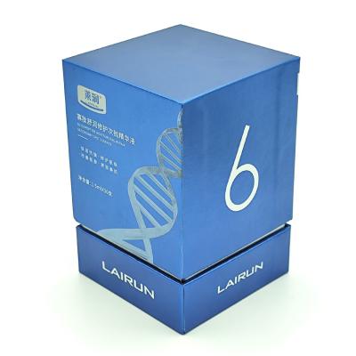 China Free Sample Cosmetics Paper Box Customizable Logo Printing Essential Oil Rigid Carton With Removable Lid And Dividers for sale