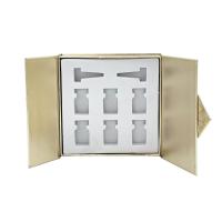 China Custom double-door cosmetics gift box for aromatherapy, skin care, essentiao oil and perfume small bottle set packaging for sale