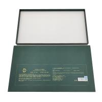 China Custom embossing and hot stamping box and lid cosmetic gift pacakging paper box with 30 slots trays for sale