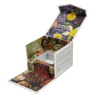China Customized special shaped cosmetic flip paper box wholesale luxury skincare gift packaging with insert for sale