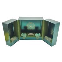 China Double Door Paperboard Cosmetic Packaging Box Perfume Glass Bottle Packaging Box for sale
